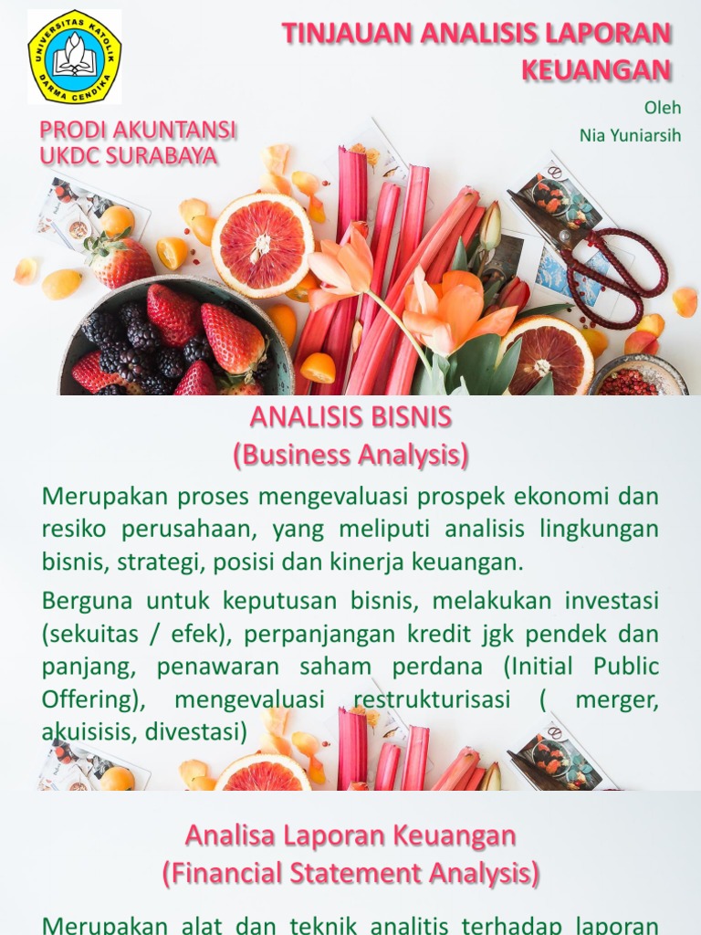 Bab 1 Tinjauan Analisis Laporan Keuangan | PDF