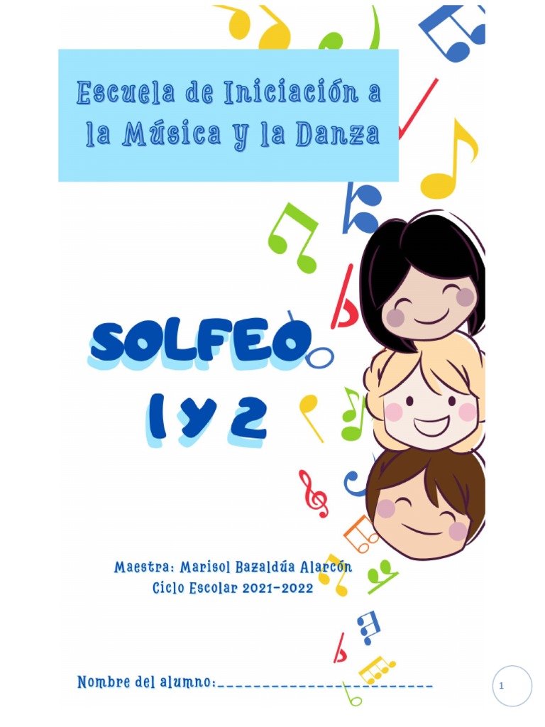 SOLFEO 1 y 2 | PDF | Clave | Notación