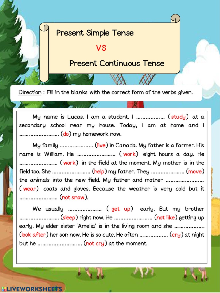 Present Tenses | PDF