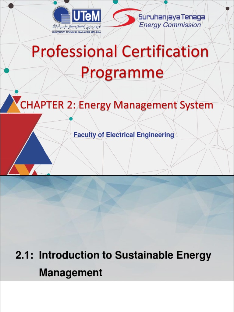 Chapter 2 Energy Management System Part 1 | PDF | Energy Management | Audit