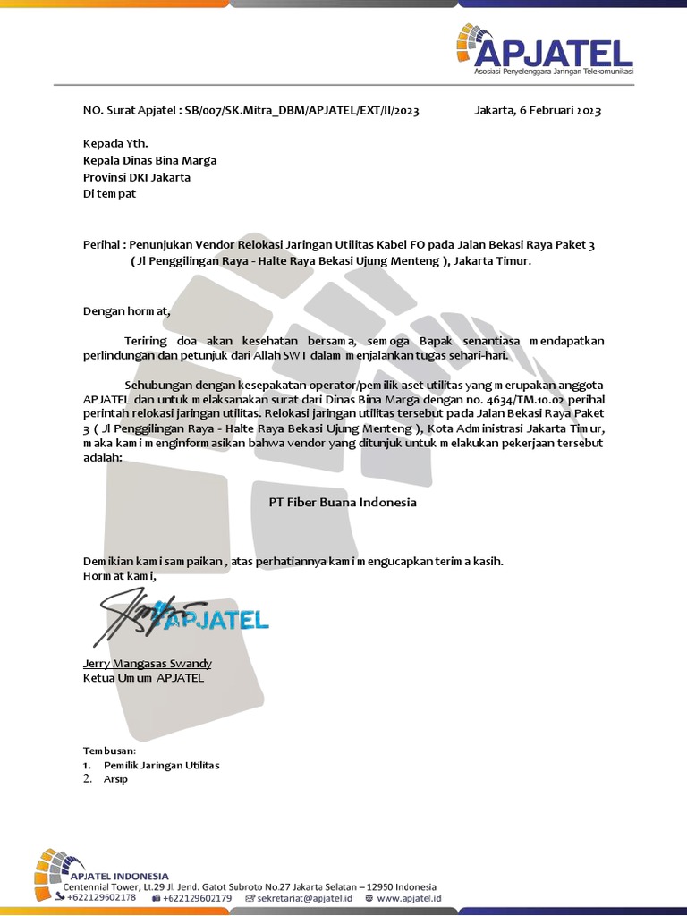 Relokasi Utilitas Di Jalan Jalan Bekasi Raya Paket 3 (JL Penggilingan ...
