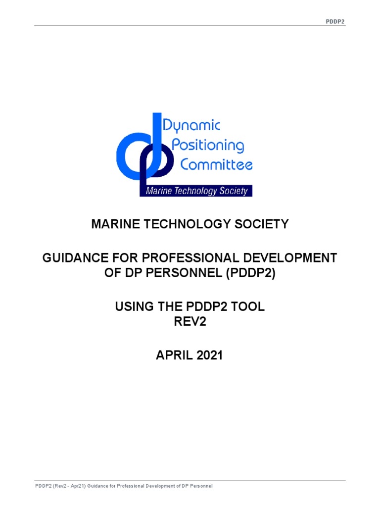 2020, MTS - Guidance For Professional Development of DP Personal | PDF ...