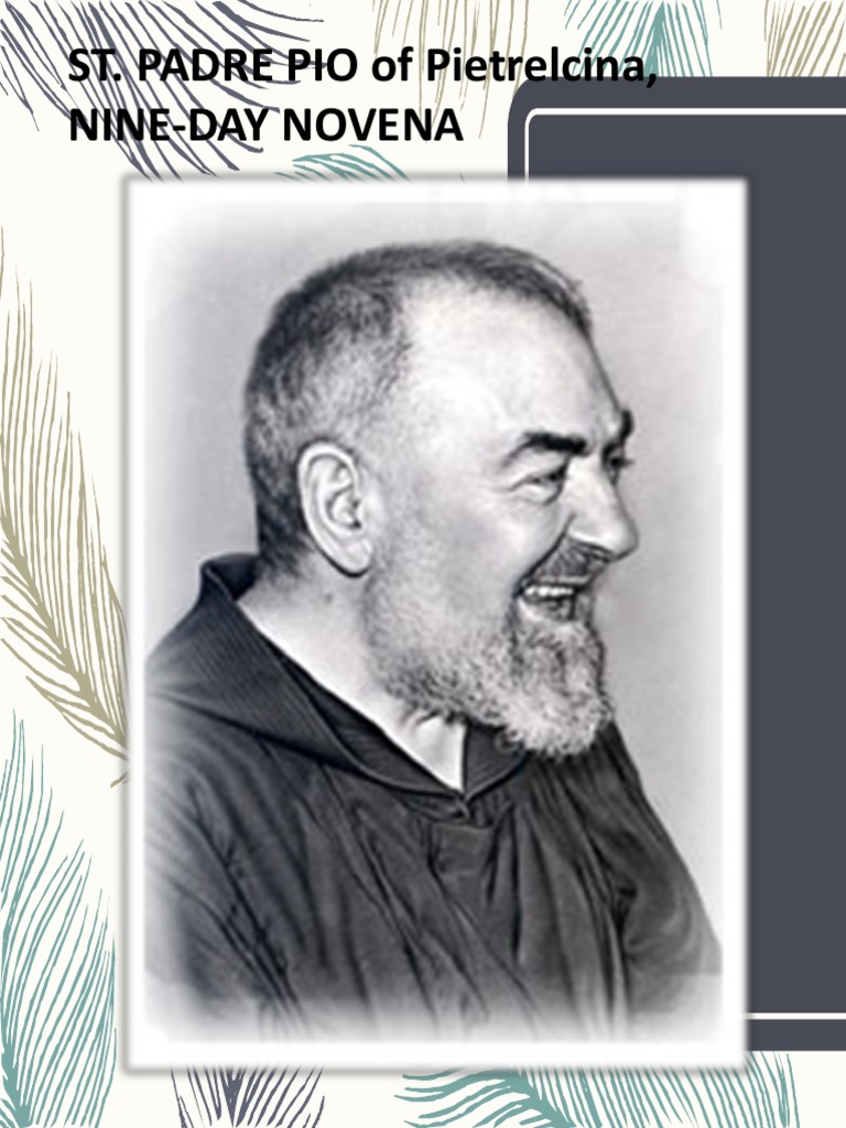 St Padre Pio Novena Pdf Eucharist Prayer