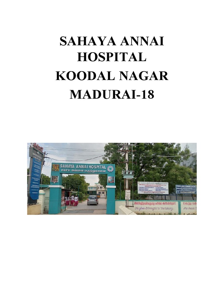 Sahaya Anni hospital-DENTAL CAMP | PDF | Self-Improvement