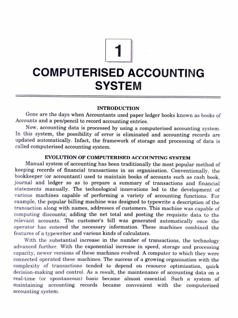 Computerised Accounting System | PDF | Enterprise Resource Planning ... Computerised Accounting System | PDF | Enterprise Resource Planning ...