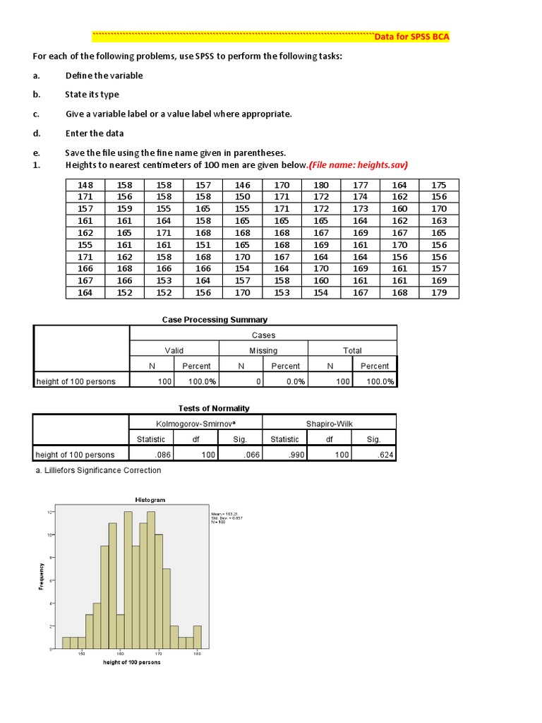 Statistics Lab Report | PDF | Skewness | Median