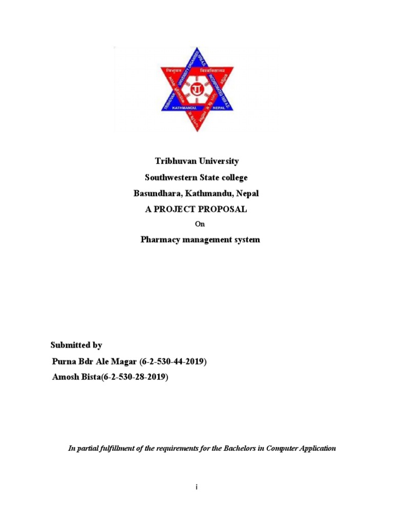 Pharmacy Management System Proposal | PDF | Databases | Use Case