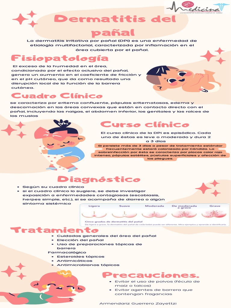 Dermatitis del pañal: causas, síntomas y tratamiento | PDF