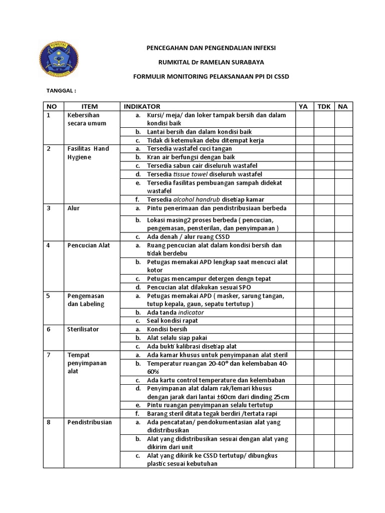 Monitoring CSSD | PDF