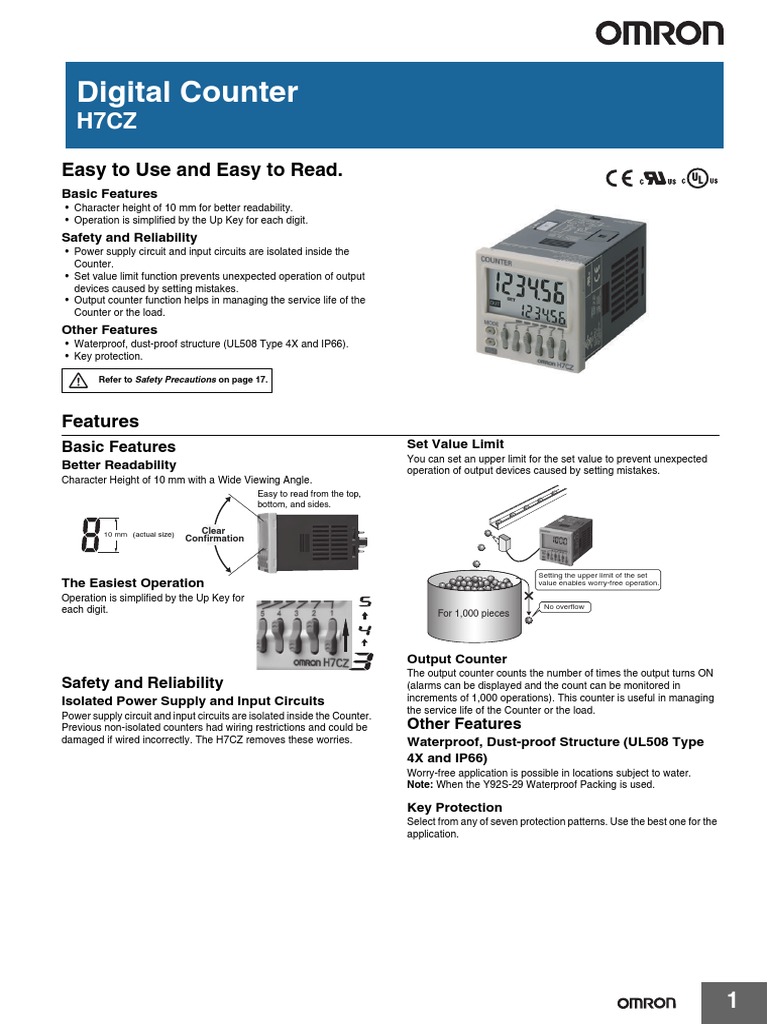 H7CZ DataSheet EN 200907 M082-E1-01 | PDF | Power Supply | Electrical Connector