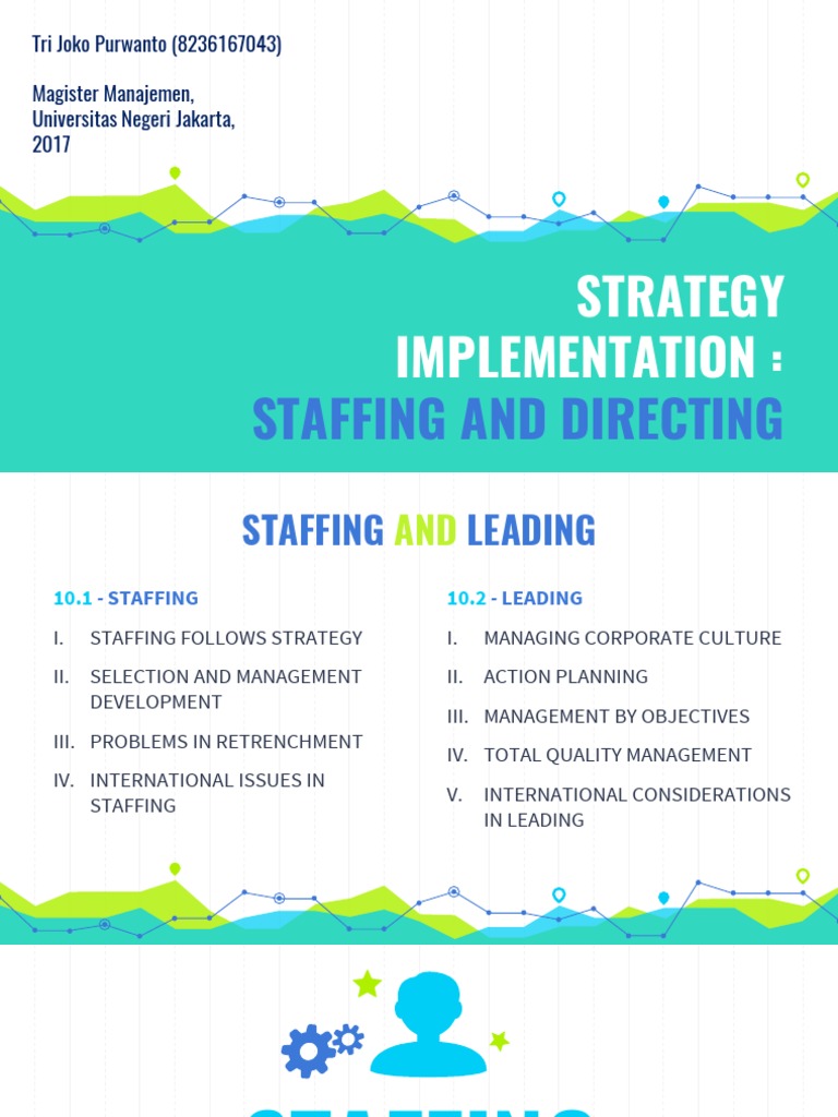 Strategy Implementation Staffing and Directing | PDF | Organizational ...