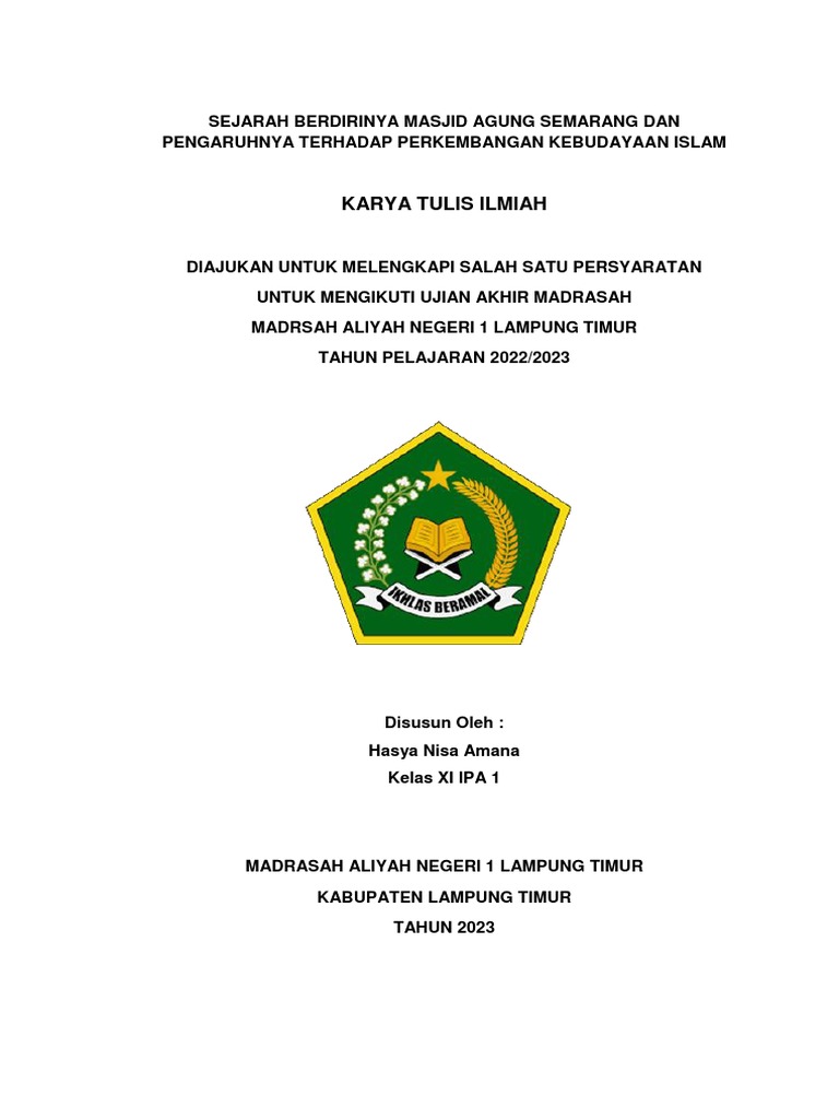 Kti Hasa | PDF | Perjalanan