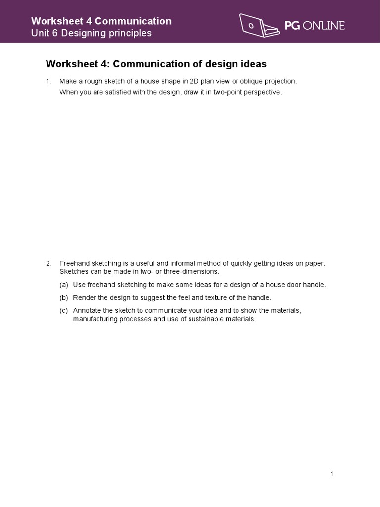 8552 Unit 6 Worksheet 4 | PDF