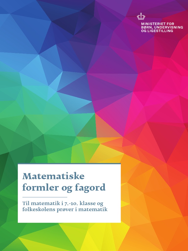 200310-Matematiske-formler-og-fagord-matematik-2-udgave-2017 (2) | PDF