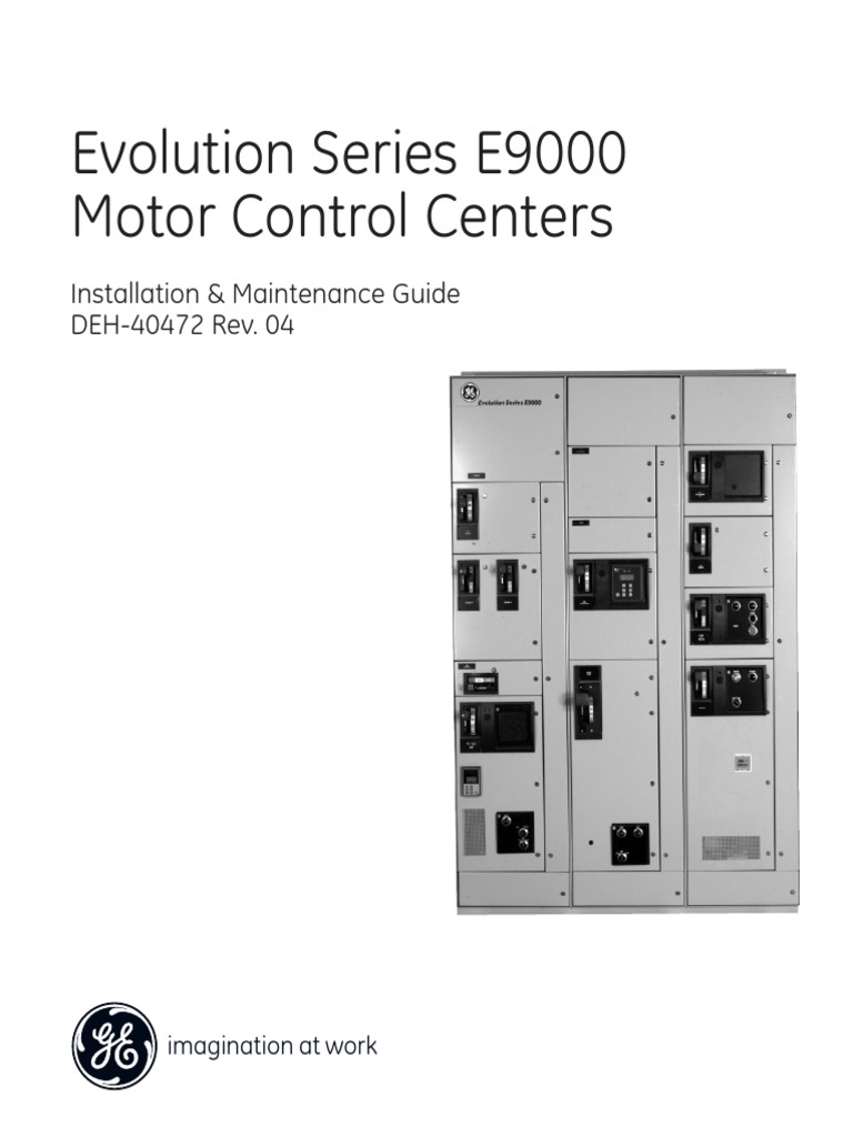 Evolution Series E9000 Motor Control Centers: Installation ...