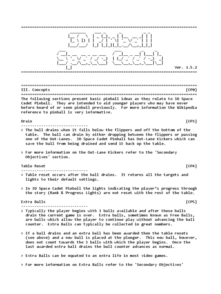 Pinball Regle Et Astuces | PDF