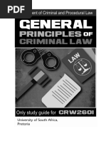 CRW1501 Study Guide INTRODUCTION | PDF | Crimes | Crime & Violence