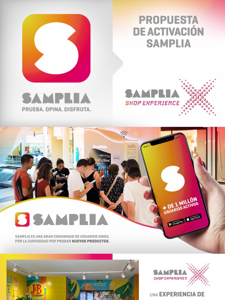 Locales Samplia Experience | PDF | Marca | Mercados financieros