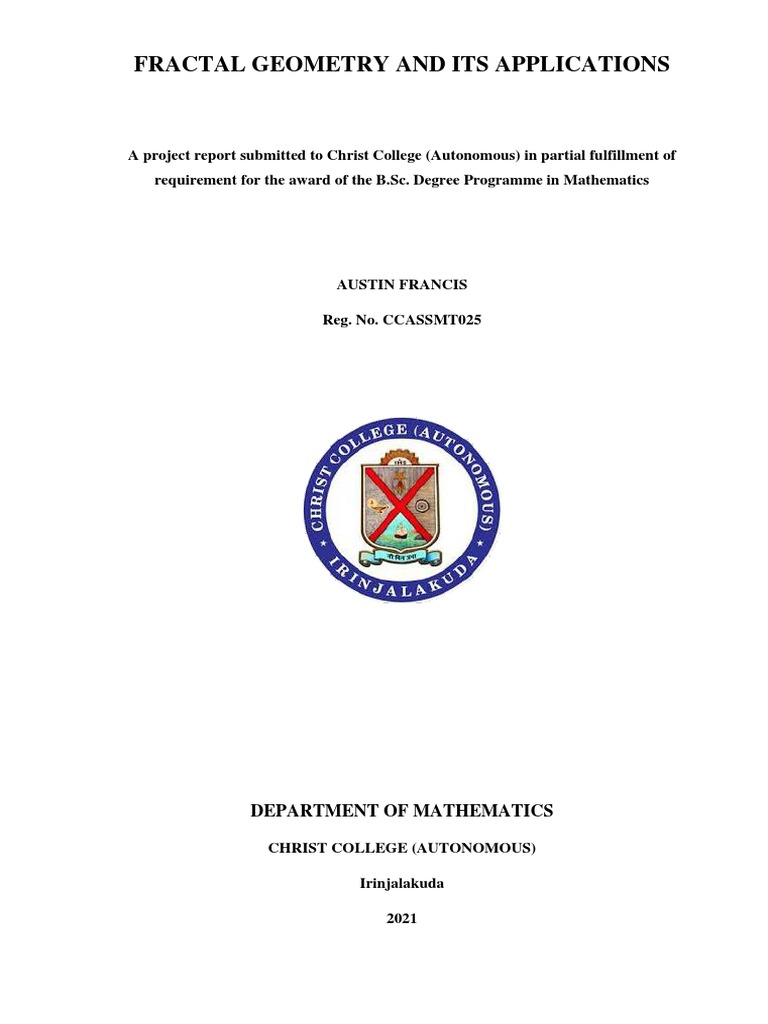 FRACTAL GEOMETRY APPLICATIONS | PDF | Fractal | Pattern