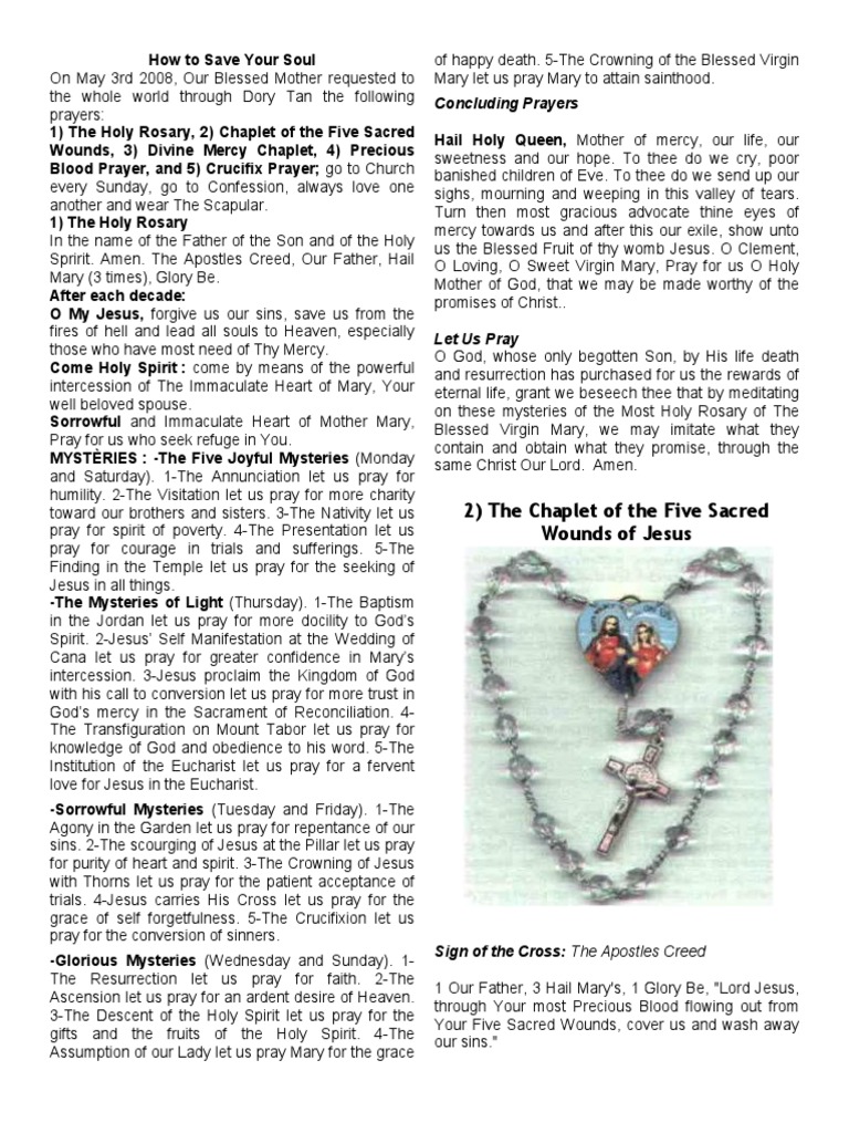 Prayers for Salvation: A Collection of Marian Devotions and Sacred Prayers Requested by Our ...