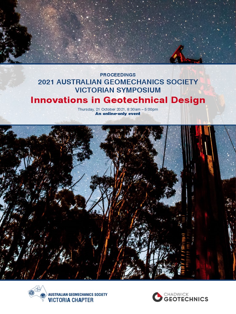 Innovations in Geotechnical Design: 2021 Australian Geomechanics ...