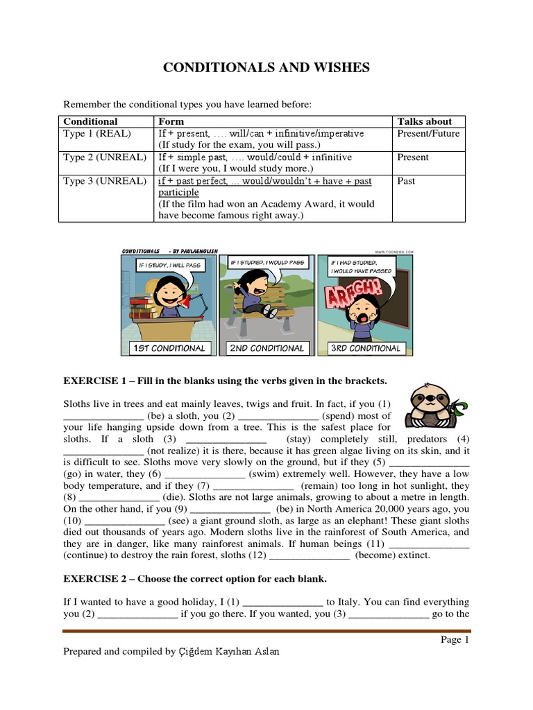 Conditionals and Wishes: Conditional Form Talks About | PDF | Foreign Language Studies