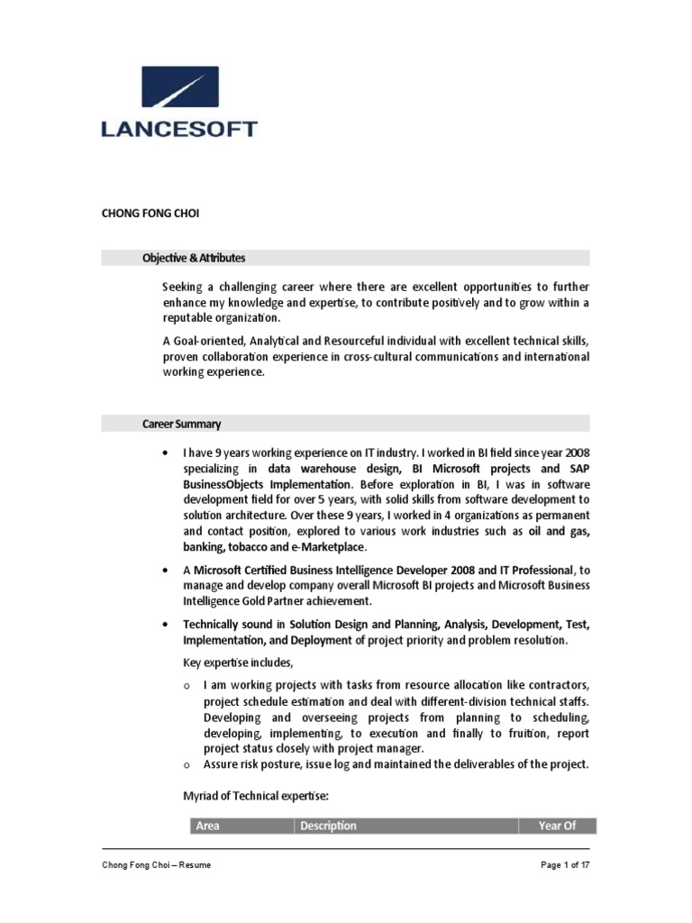 ChongFongChoi - Data Engineer Lead - RHB | PDF | Microsoft Sql Server | Databases