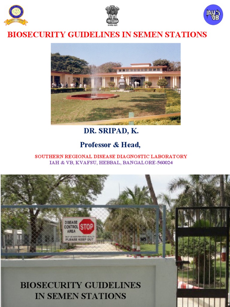 Biosecurity Guidelines for Semen Stations | PDF | Waste Management | Waste