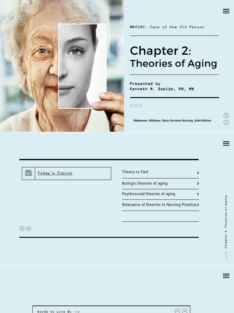 Chapter 2 Theories of Aging | PDF | Senescence | Theory