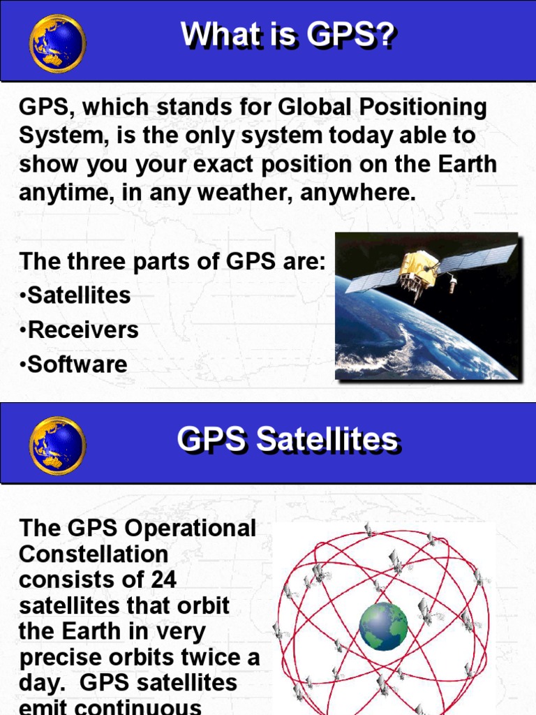 What Is GPS System | PDF | Global Positioning System | Satellite