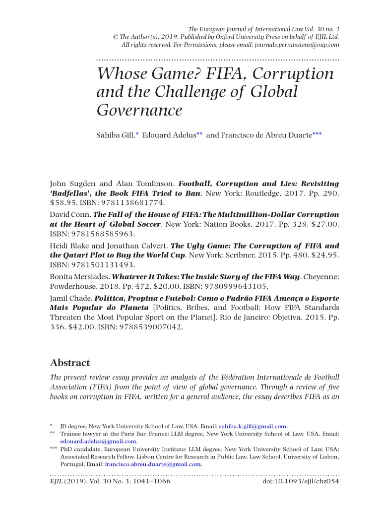 FIFA Corruption Books Reviewed | PDF | Fifa | Association Football