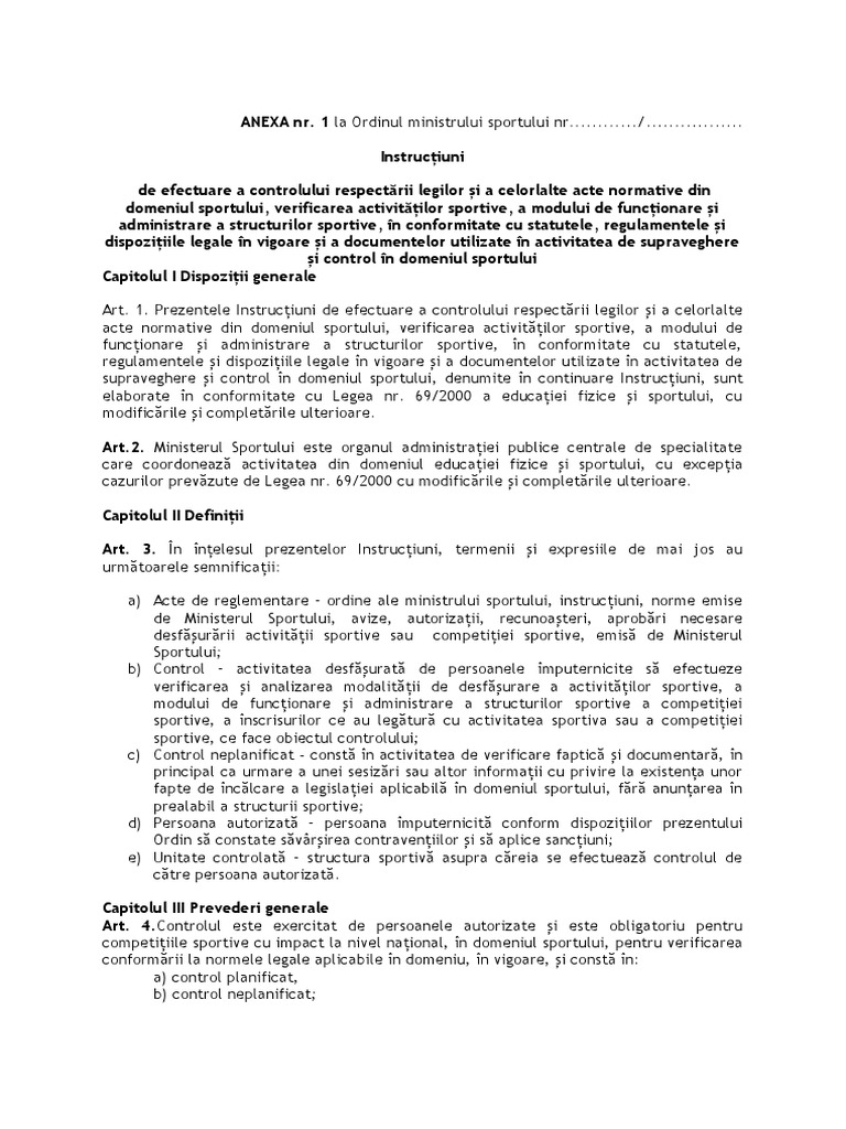 ORDIN ANEXA-1-Instructiuni | PDF