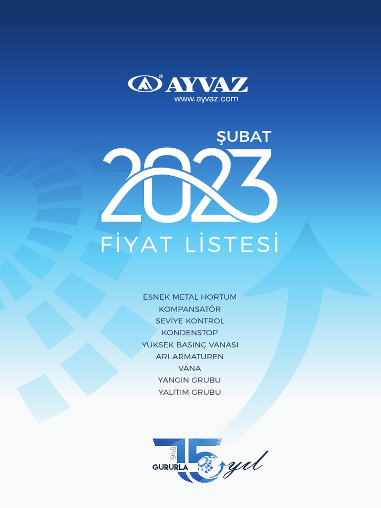 Ayvaz 2023 Subat Fiyat Listesi | PDF