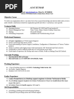 Chandrika Resume | PDF | Computing