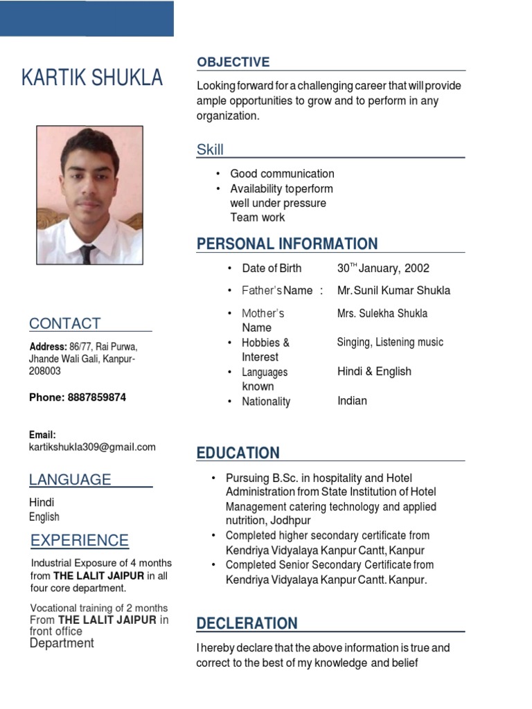 Kartik Resume | PDF