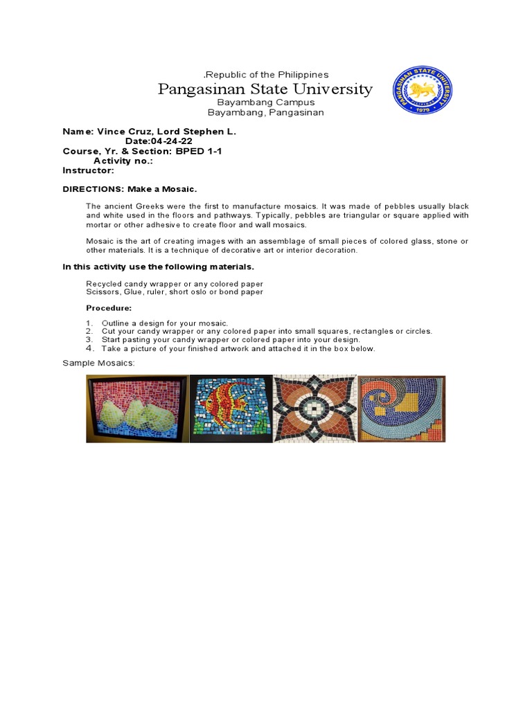 Pangasinan State University: Republic of The Philippines Bayambang ...