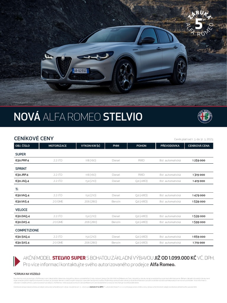 Alfaromeo Stelvio 01-03-2023 | PDF Alfaromeo Stelvio 01-03-2023 | PDF