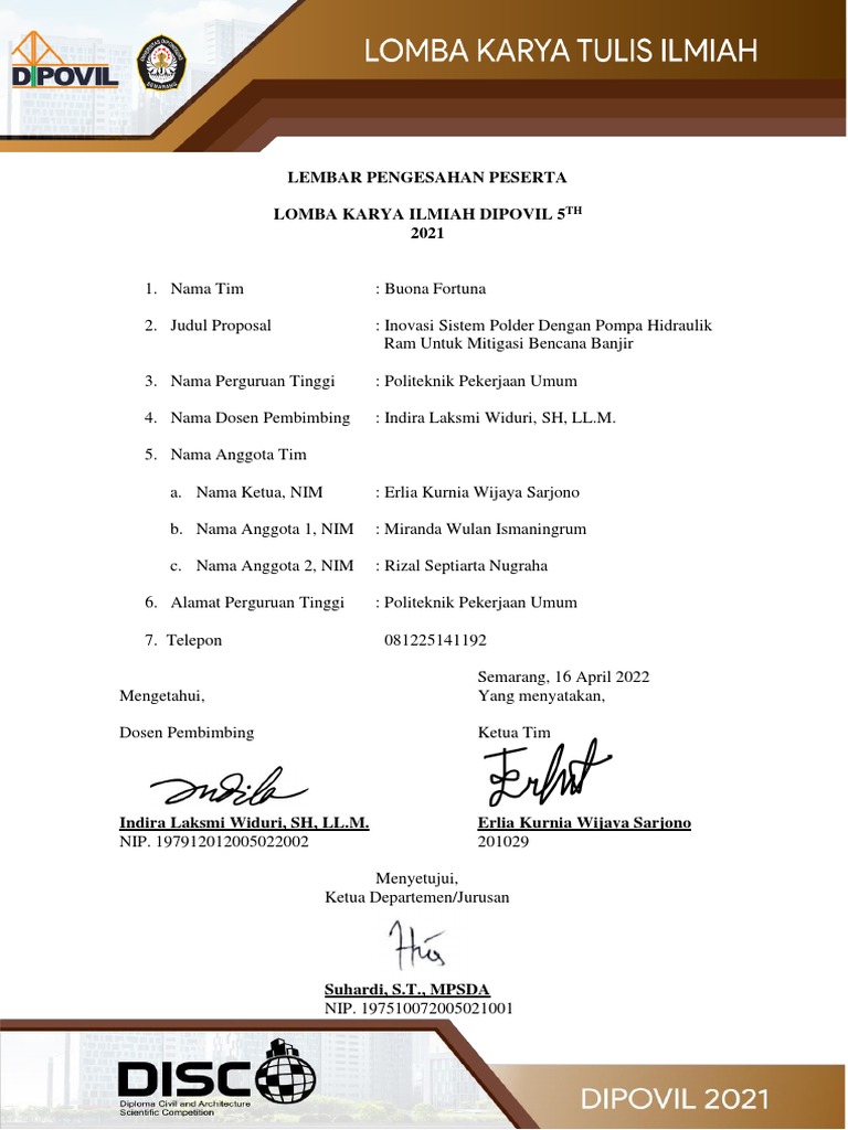 Lembar Pengesahan | PDF