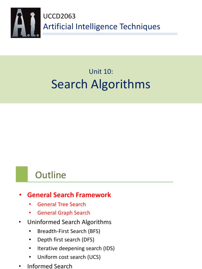 L10 Search Algorithms Pdf Algorithms And Data Structures Theoretical Computer Science 8262