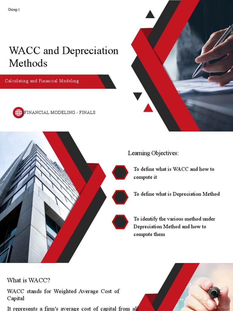 WACC and Depreciation Methods | PDF | Depreciation | Cost Of Capital