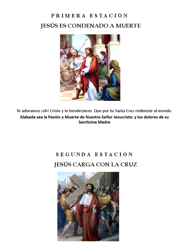 Vía Crucis | PDF | Cristo (título) | Crucifixión