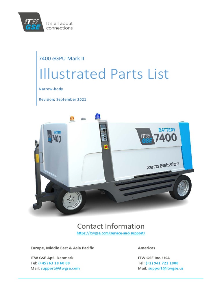 ITW GSE 7400 eGPU Parts List | PDF | Power Electronics | Energy Technology