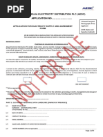 KPLC Application Form | PDF