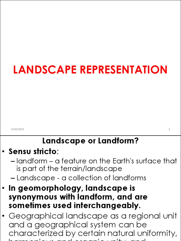 Landscape Representation | Download Free PDF | Geomorphology | Contour Line