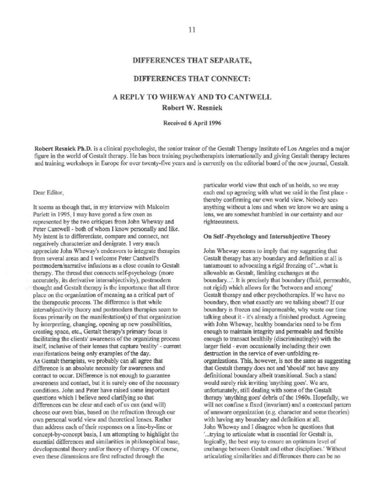 Differences Resnick | PDF