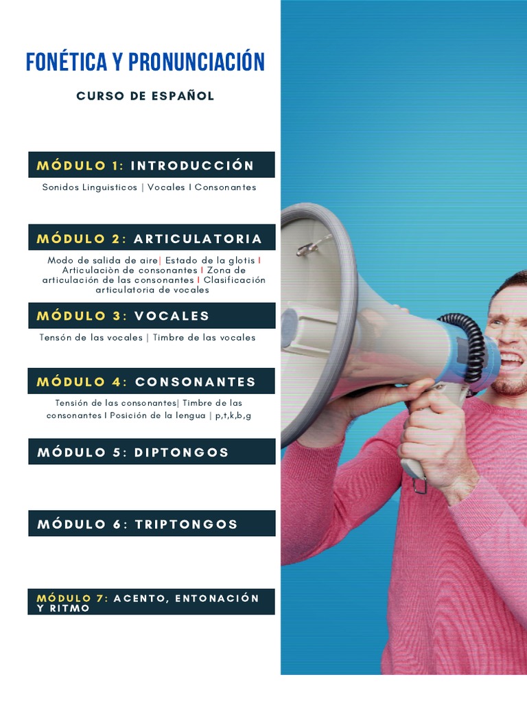 Fonética Y Pronunciación: Curso de Español | PDF