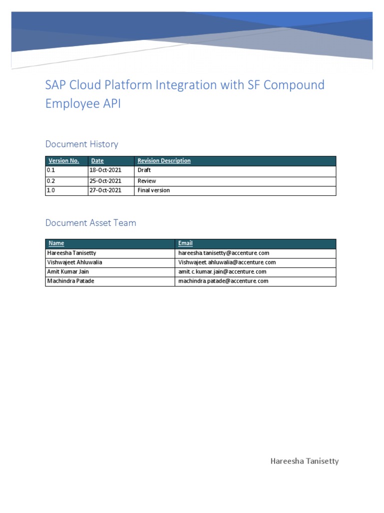 Section-45-SF Technical-SAP Cloud Platform Integration With SF Compound ...