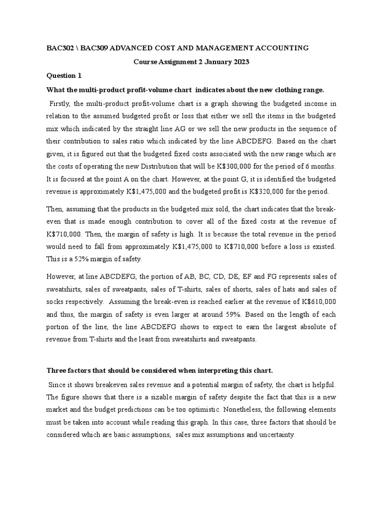 Advanced Cost and Management Accounting | Download Free PDF | Trade ...