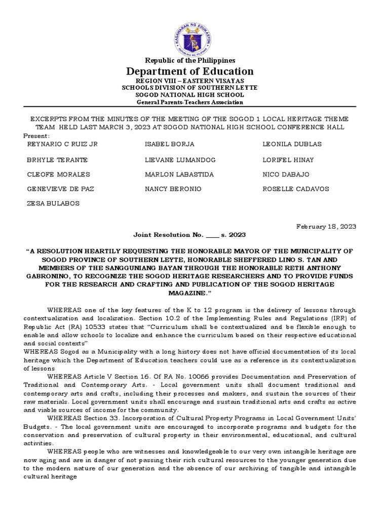 Board Resolution 00 - DLHT Funding | PDF