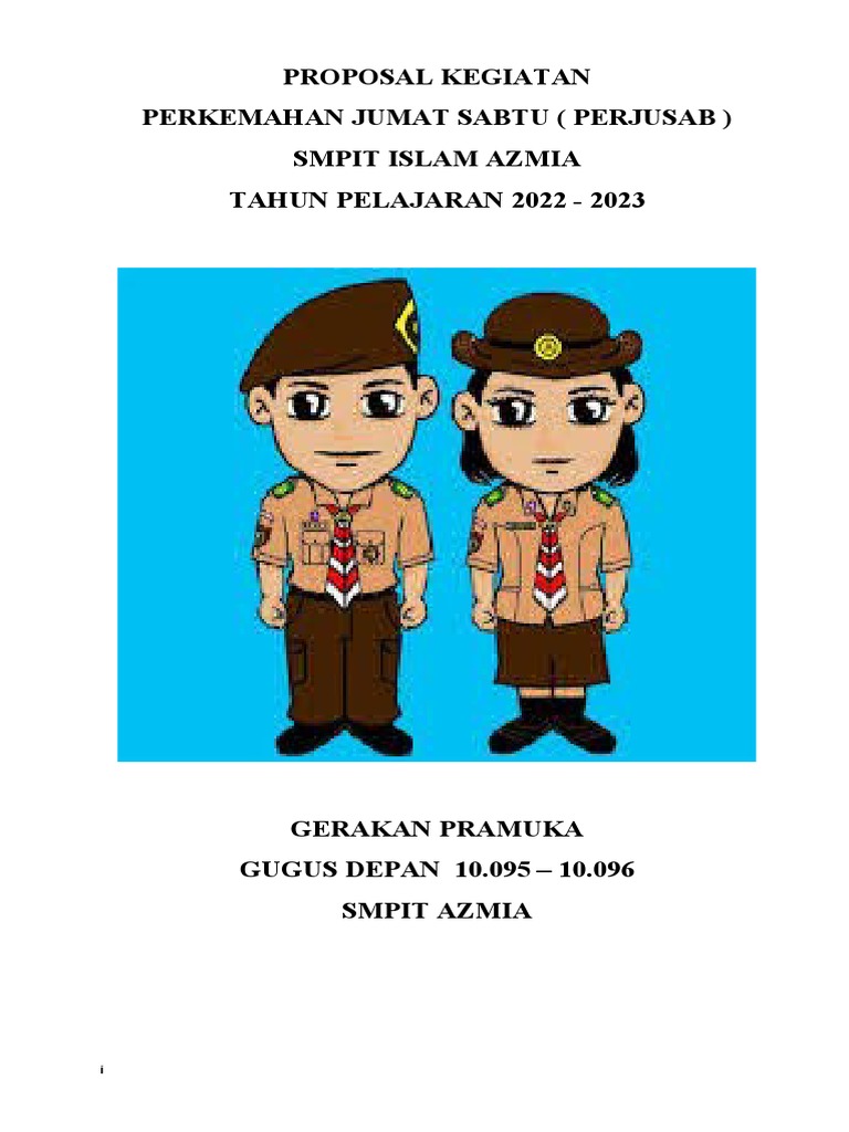 Proposal Perkemahan SMPIT Azmia 2023 | PDF